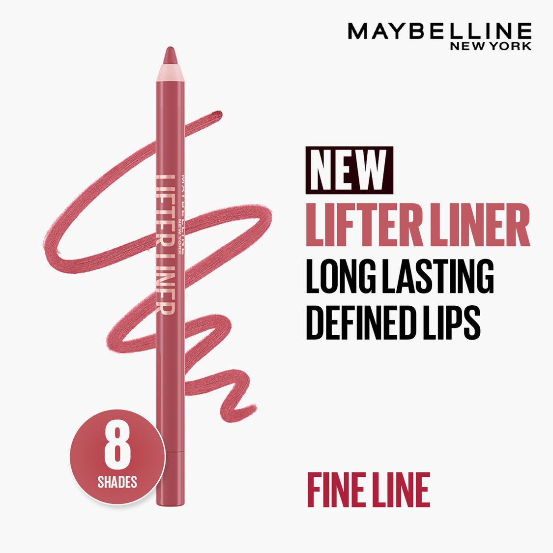 Buy MAYBELLINE NEW YORK Lifter Liner Lip Liner - Fine Line - 1.2g from ...