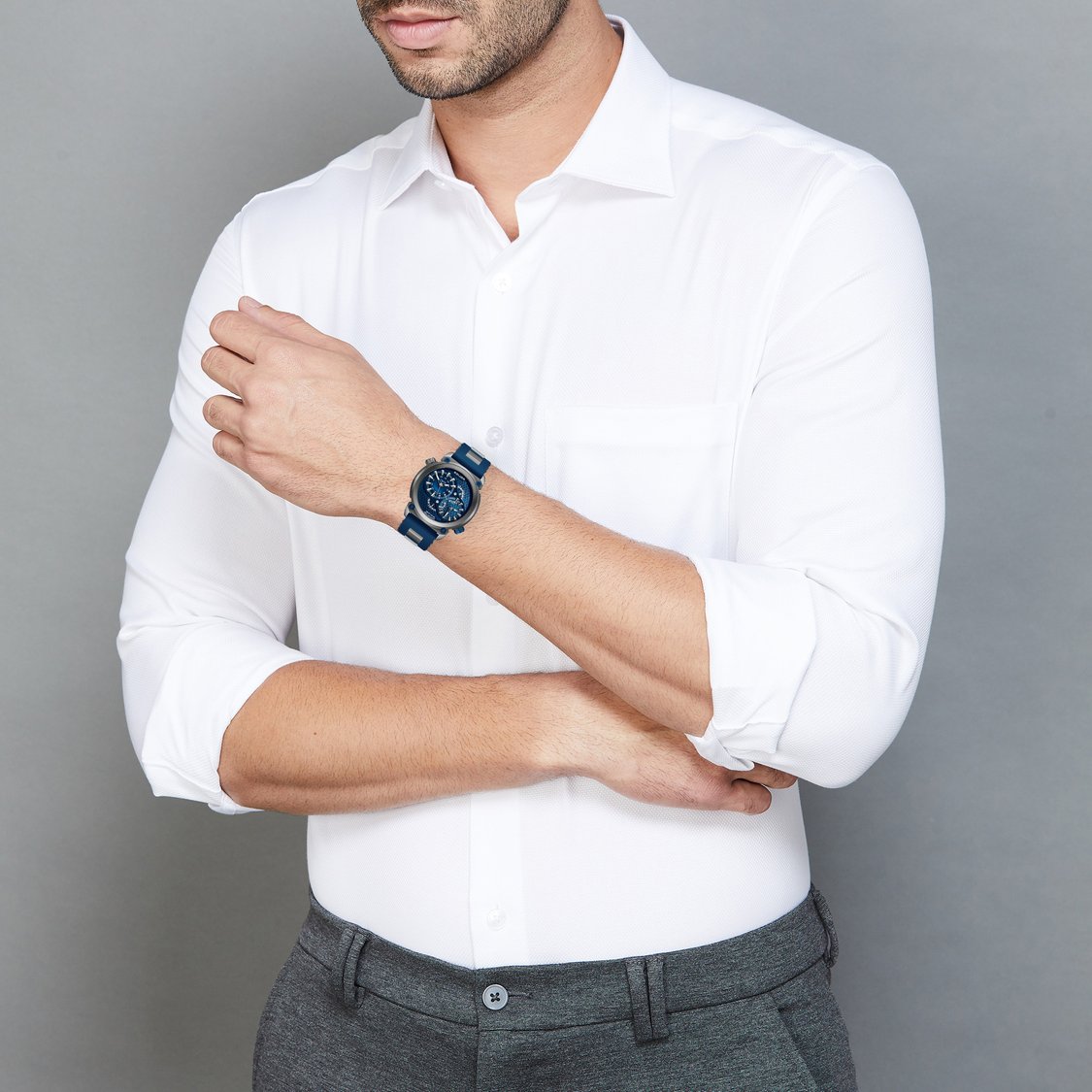 Buy POLICE Boa Dual Time Multifunction Watch - PLPEWGM0071803W from ...