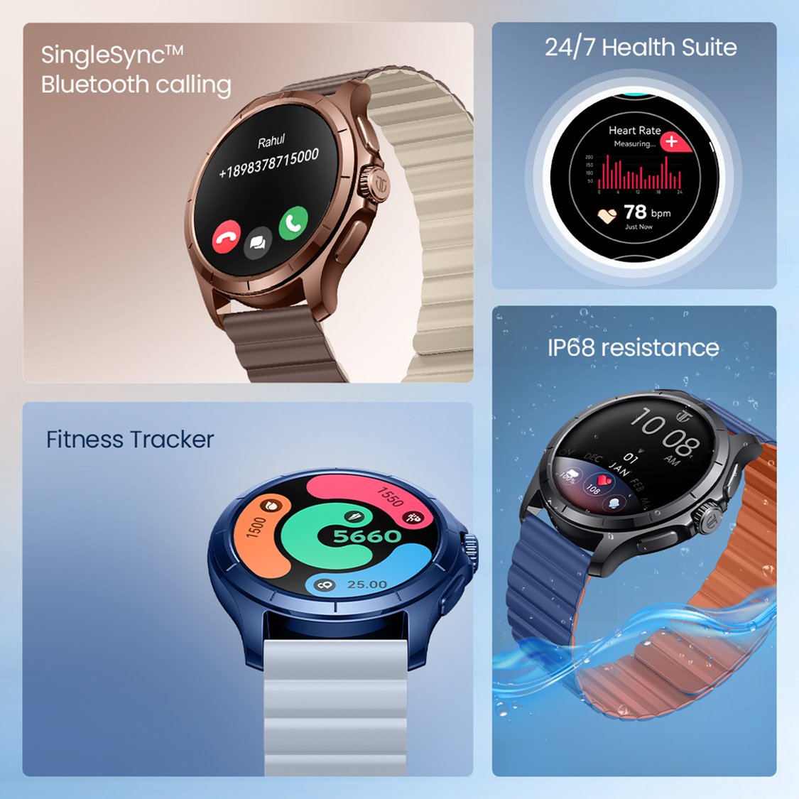 Buy TITAN Smart Evoke 2.0 Smart Watch - 90251WP01C from Titan at just ...