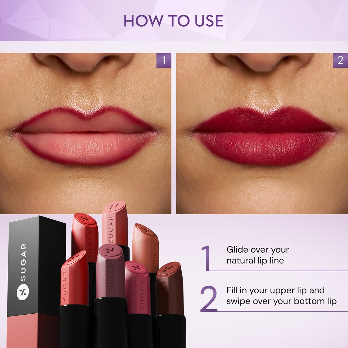 Buy SUGAR Glide Peptide Serum Lipstick - 04 Cairo Crimson - 4.2g from ...