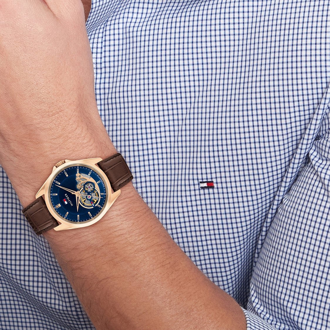 Buy TOMMY HILFIGER Baker Automatic Watch - TH1710715W from Tommy ...