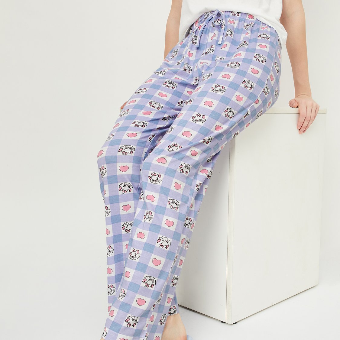 Buy Women Marie Printed Knit Pyjamas Online at just Rs. 499.0 ...