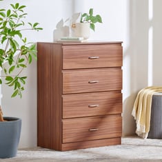 Buy Helios Alton Chest of 4 Drawers from Timberlite by Home Centre at just INR 17998.0
