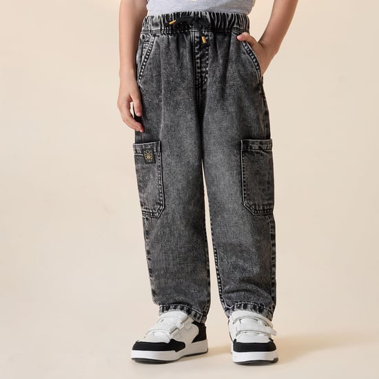 Juniors Boys' Washed Jeans