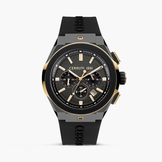 CERRUTI 1881 Men Chronograph Watch with Silicon Strap- CECIWGQ0006802