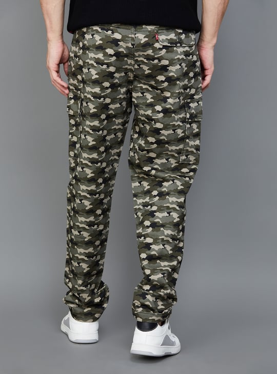 LEVI S Camouflage Print Cargo Trousers