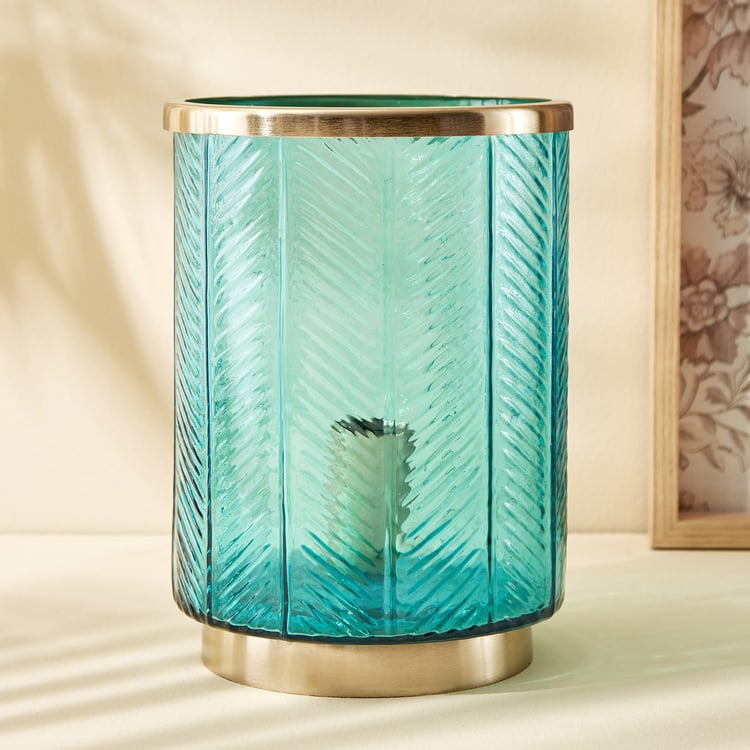 Buy Brian Jacek Glass Embossed Table Lamp from Home Centre at just INR ...
