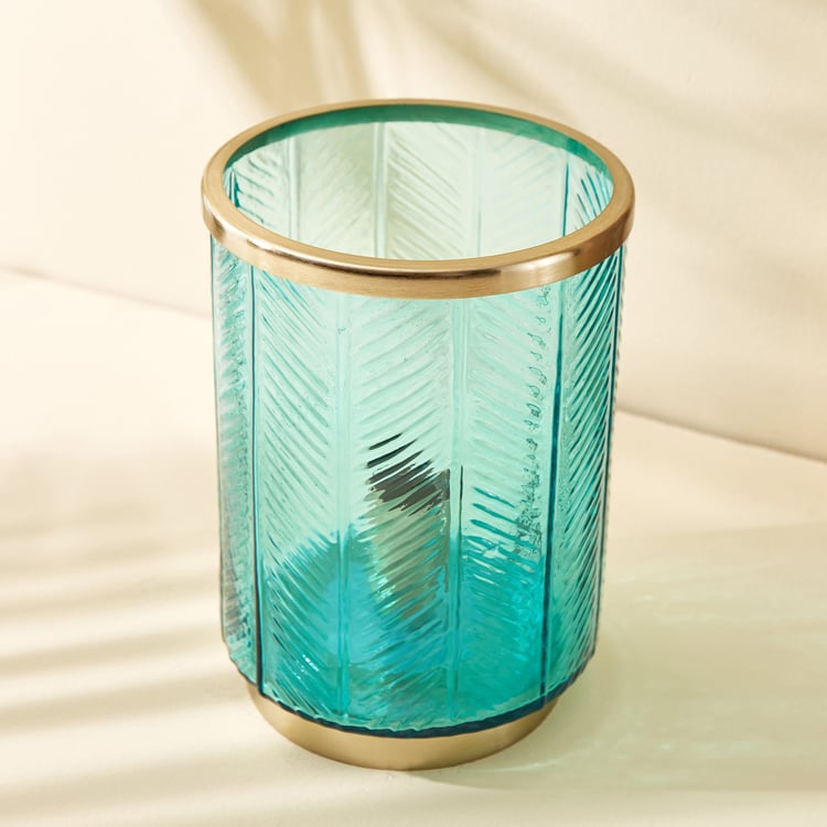 Buy Brian Jacek Glass Embossed Table Lamp from Home Centre at just INR ...