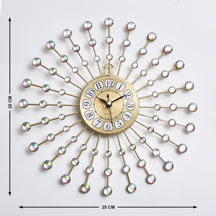 Buy Ananda Emore 3Pcs Decorative Clock and Mirror Set from Home Centre ...