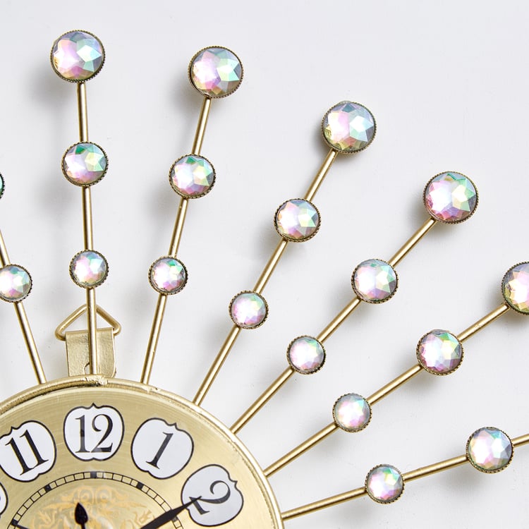 Buy Ananda Emore 3Pcs Decorative Clock and Mirror Set from Home Centre ...