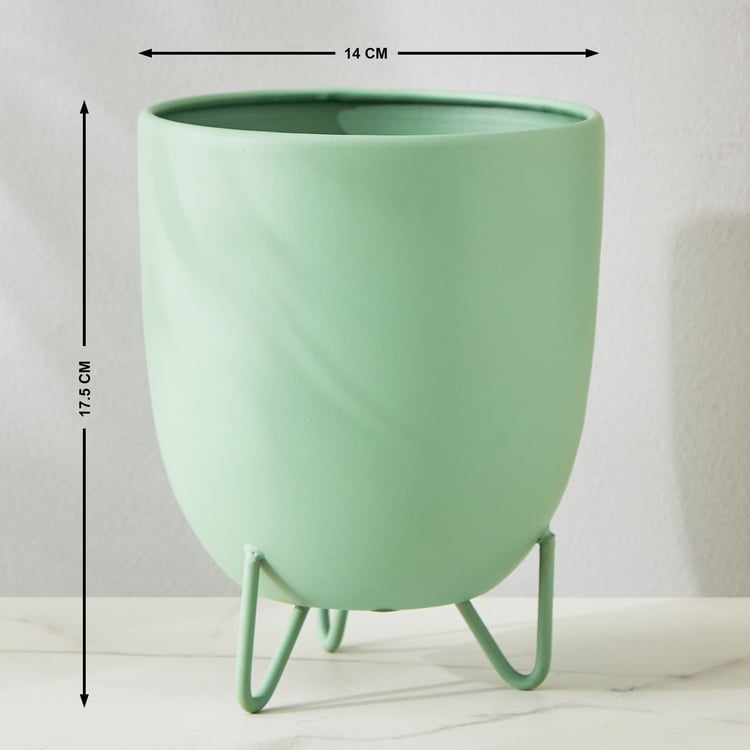 Buy Lets Garden Stout Metal Planter from Home Centre at just INR 299.0
