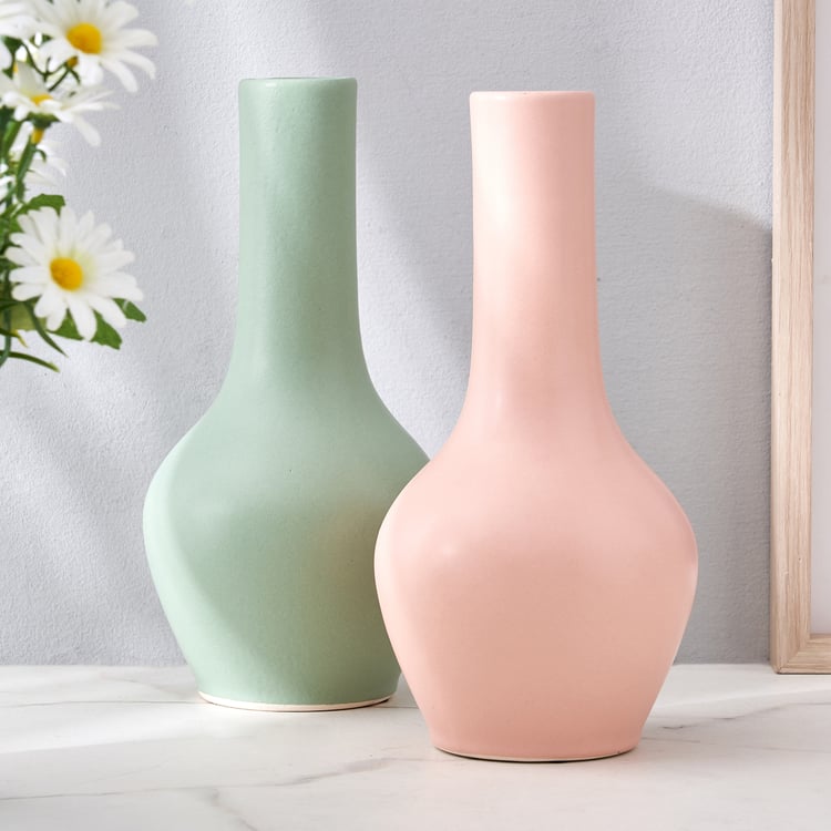 Buy Lets Garden Earthy Ceramic Vase from Home Centre at just INR 199.0