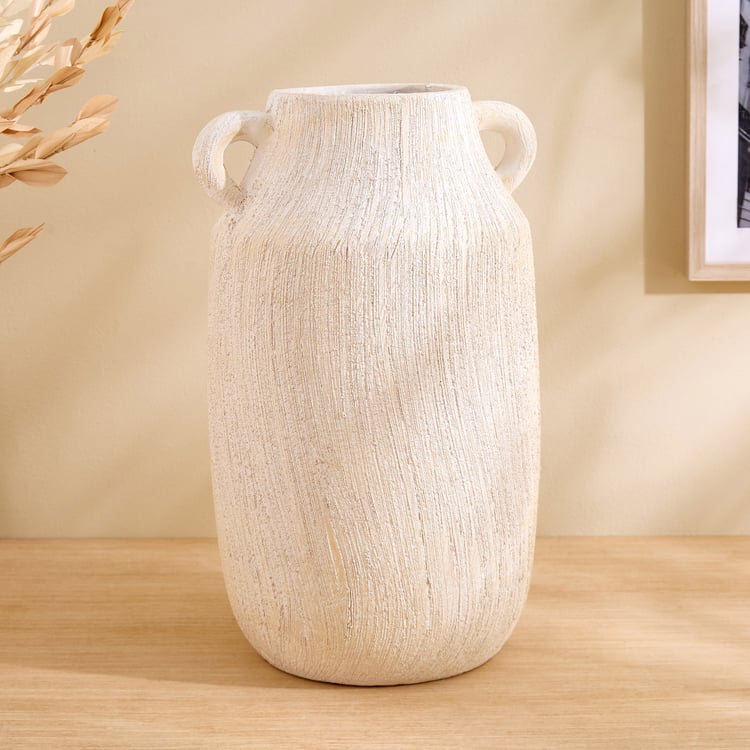 Buy Oyster Natura Ceramic Vase with Handles from Home Centre at just ...
