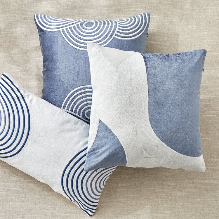 Buy Sharon Infinity Embroidered Cushion Cover - 40x40cm from Home ...
