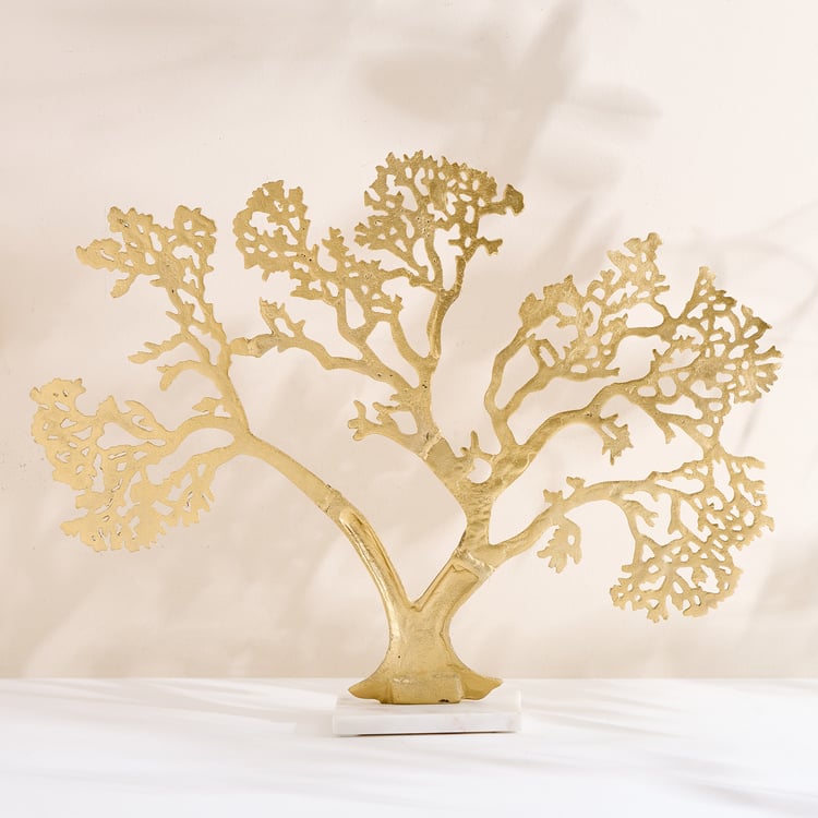 Buy Oro Aluminium Tree of Life Table Accent - Medium from Home Centre ...