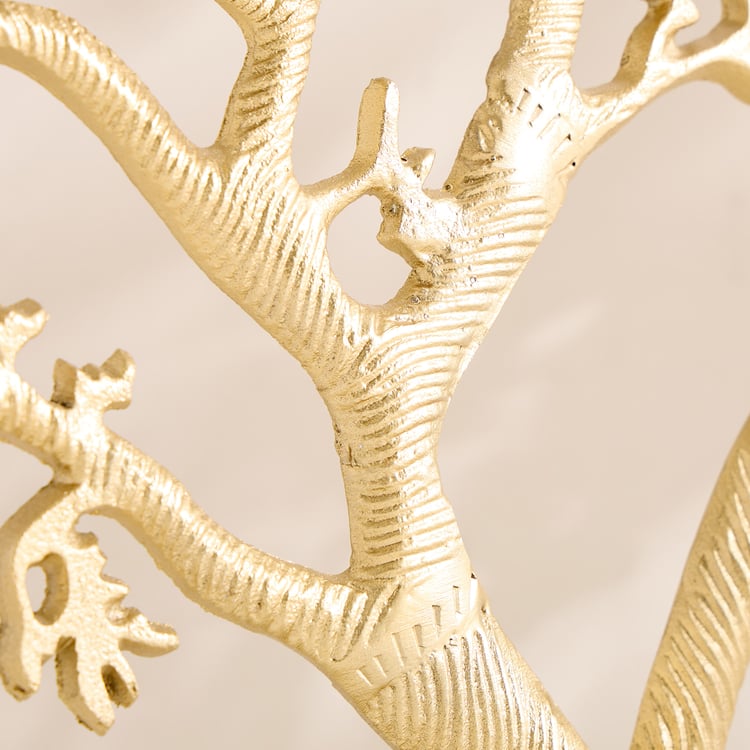 Buy Oro Aluminium Tree of Life Table Accent - Medium from Home Centre ...