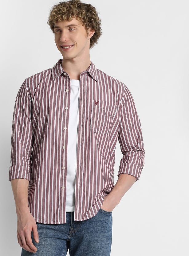 American Eagle Striped Shirt