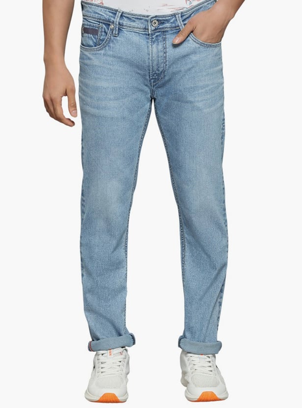 Buy KILLER Washed Slim Tapered Jeans from Killer at just INR 3299.0