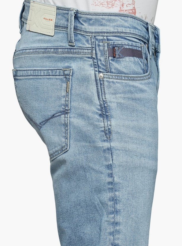 Buy KILLER Washed Slim Tapered Jeans from Killer at just INR 3299.0