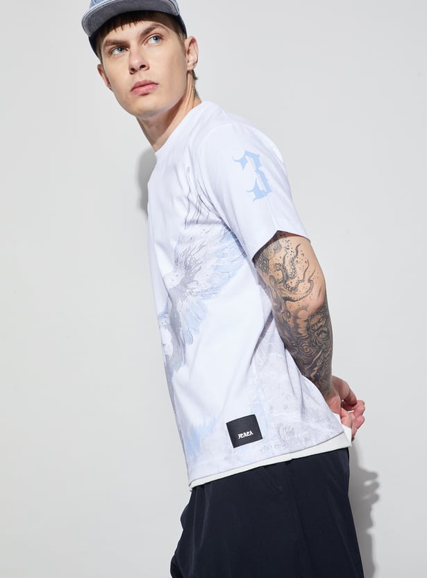 Buy FORCA Eagle Printed T-shirt from Forca at just INR 999.0