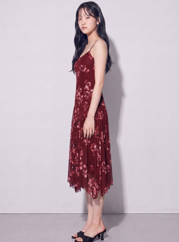 Buy CODE Floral Midi Dress from CODE at just INR 1999.0