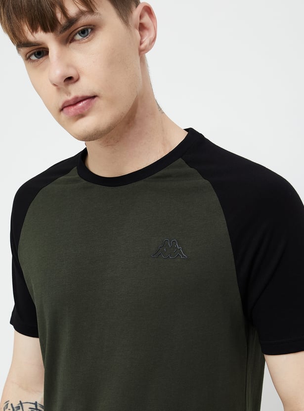 Buy KAPPA Men Regular Fit Sports T-shirt from Kappa at just INR 499.0