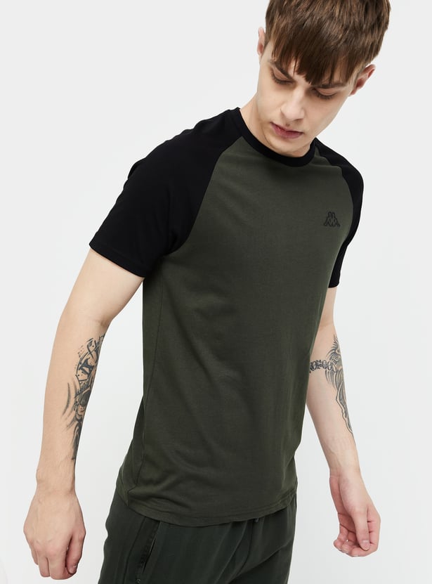 Buy KAPPA Men Regular Fit Sports T-shirt from Kappa at just INR 499.0