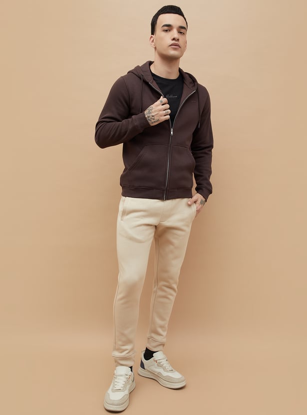 Buy FAME FOREVER Solid Hooded Sweatshirt from Fame Forever at just INR 1499.0