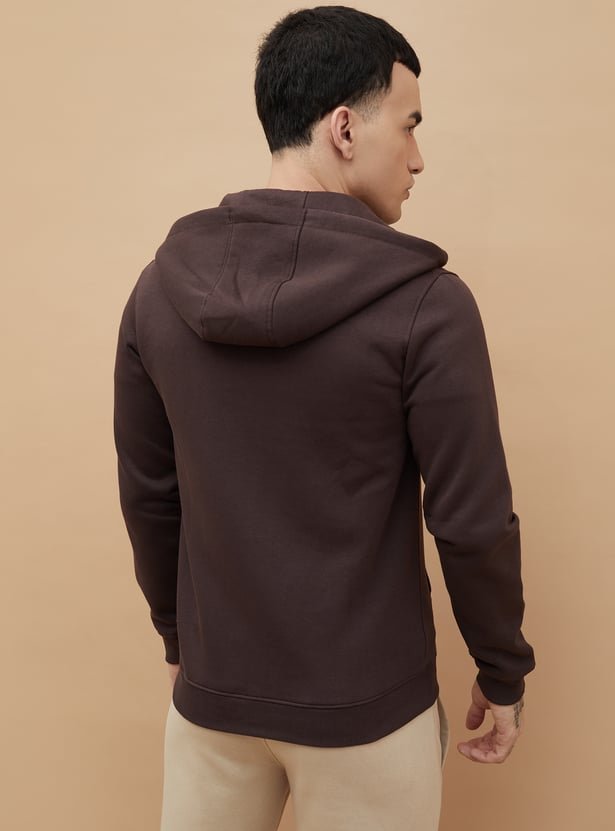 Buy FAME FOREVER Solid Hooded Sweatshirt from Fame Forever at just INR 1499.0