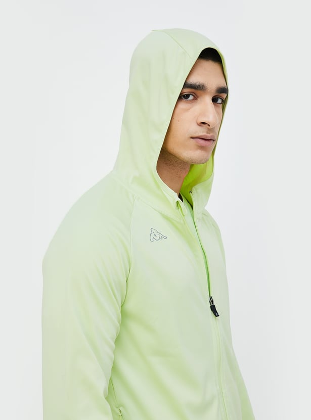 Buy KAPPA Men Solid Hooded Sweatshirt from Kappa at just INR 1499.0