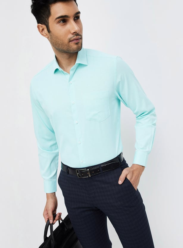 Buy CODE Men Printed Regular Fit Formal Shirt from CODE at just INR 799.0