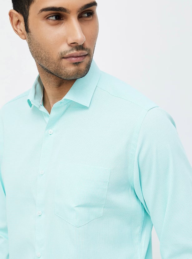 Buy CODE Men Printed Regular Fit Formal Shirt from CODE at just INR 799.0