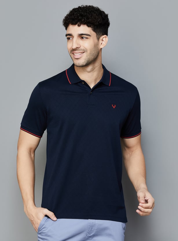 Buy ALLEN SOLLY Men Solid Regular Fit Polo T-shirt from Allen Solly at ...