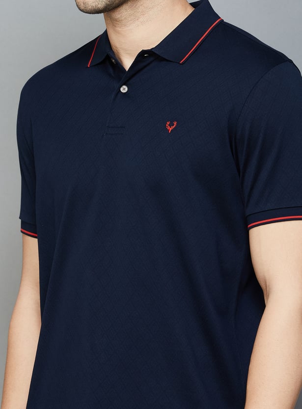 Buy ALLEN SOLLY Men Solid Regular Fit Polo T-shirt from Allen Solly at ...