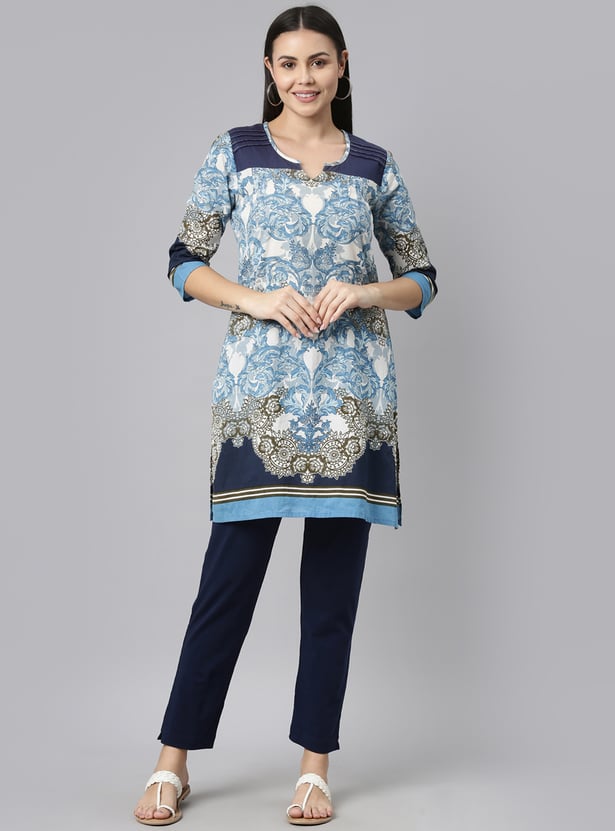 Buy GO COLORS Women Solid Straight Pants from Go_Colors at just INR 899.0