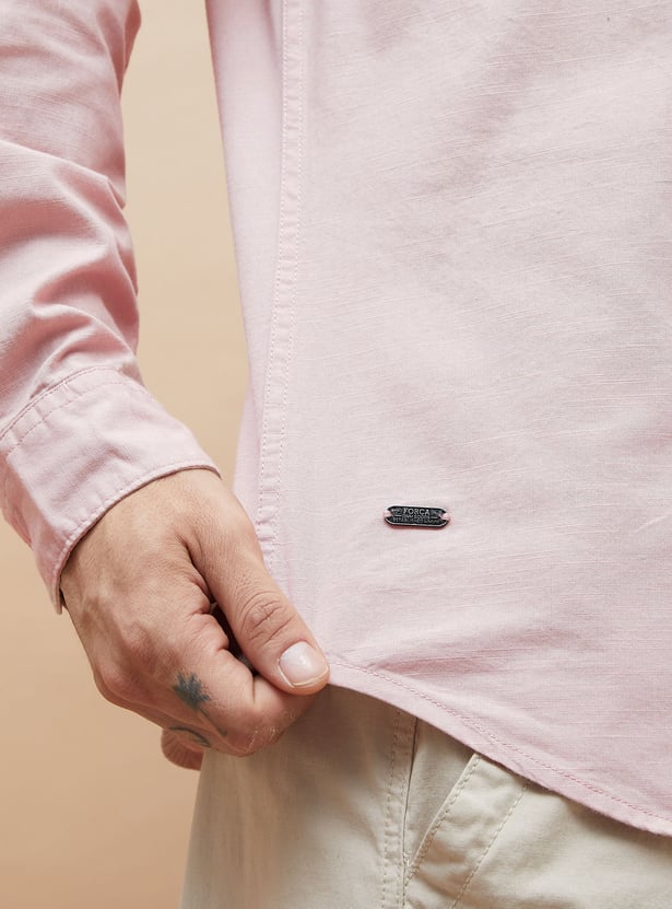 Buy FORCA Solid Regular Fit Shirt from Forca at just INR 999.0