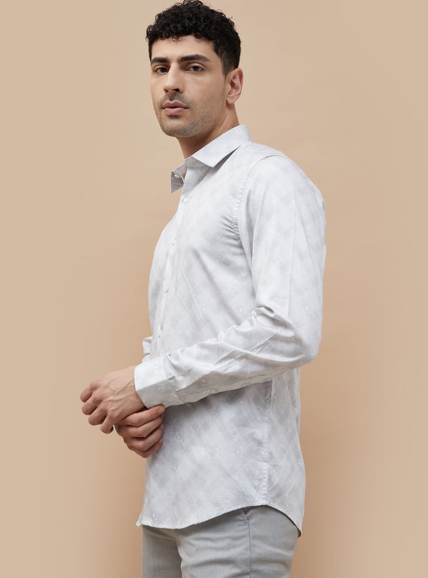 Buy CODE Men Checked Slim Fit Formal Shirt from CODE at just INR 1699.0