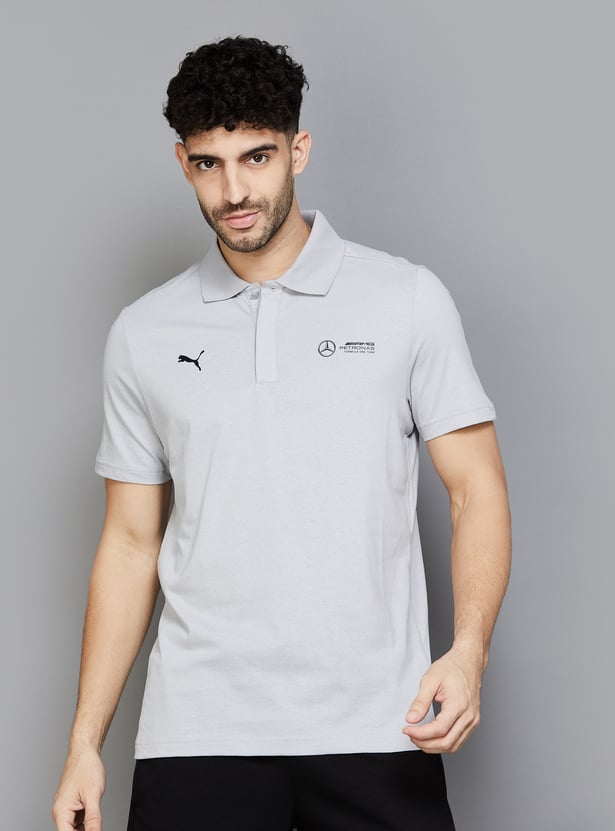 Buy PUMA x Mercedes AMG Petronas Formula One Men Solid Polo T-shirt ...