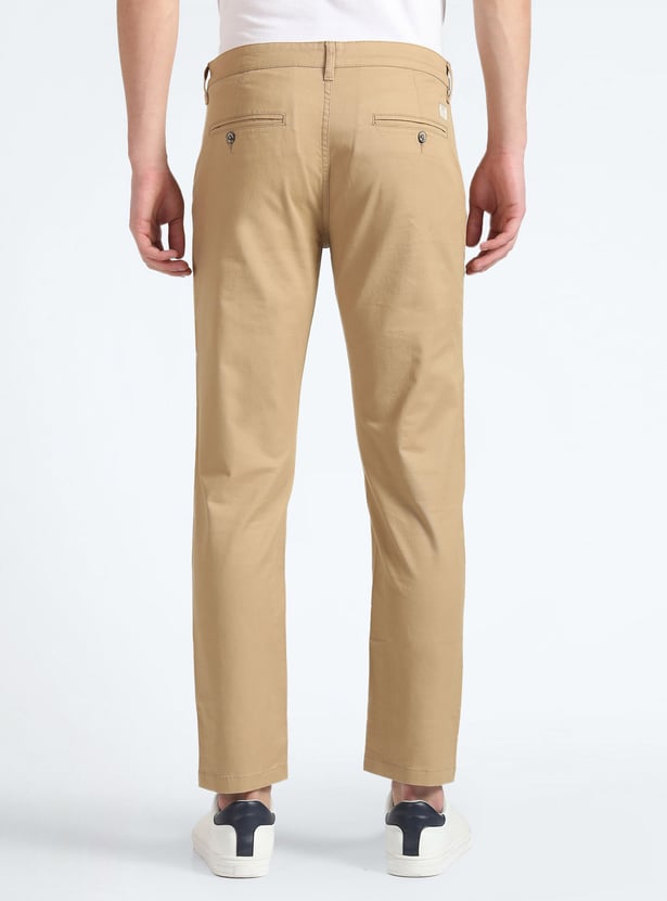 Buy FLYING MACHINE Men Solid Super Slim Fit Casual Chinos from Flying ...