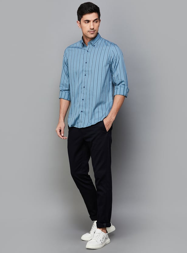 Buy ARROW SPORT Solid Slim Straight Casual Trouser from Arrow Sport at ...