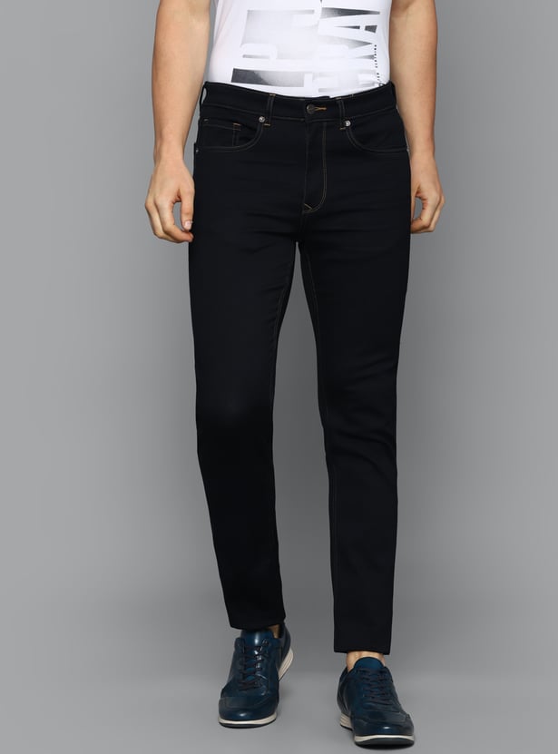 Buy LOUIS PHILIPPE Low Rise Dark Wash Super Slim Fit Jeans from Louis ...