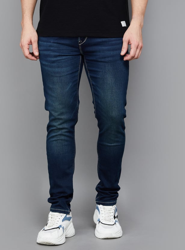 Buy PEPE JEANS Washed Chinox Jeans (Slim Tapered) from Pepe Jeans at ...
