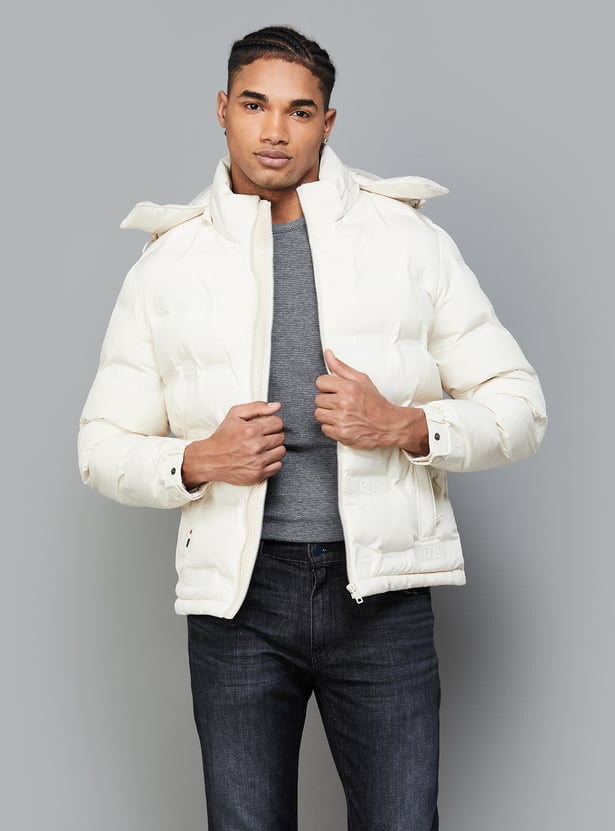 Buy U.S. POLO ASSN. Solid Puffer Jacket from U.S. POLO ASSN. at just INR 10535.0