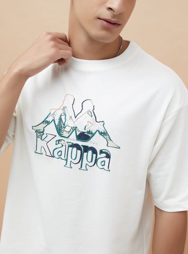 Buy KAPPA Brand Embroidered T-shirt from Kappa at just INR 1299.0
