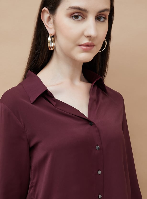 Buy CODE Solid Regular Fit Shirt from CODE at just INR 1499.0