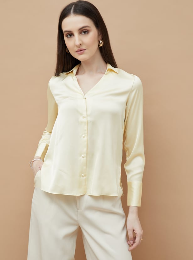 Buy CODE Solid Regular Fit Shirt from CODE at just INR 1599.0