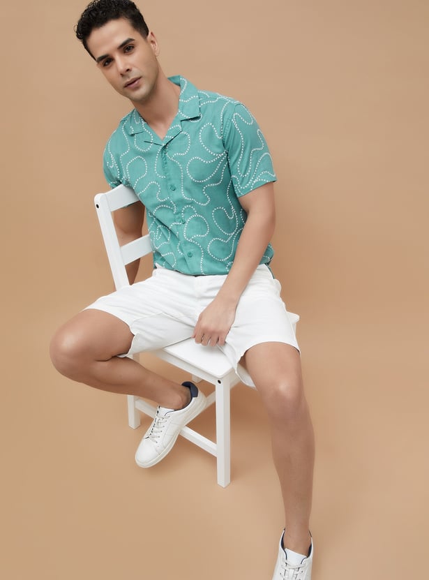 Buy CODE UNWIND Embroidered Regular Fit Shirt from Code Unwind at just ...