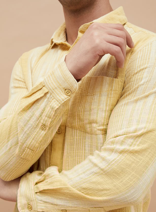 Buy CODE Striped Regular Fit Shirt from CODE at just INR 1499.0