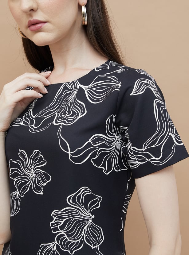 Buy CODE CLASSIC Floral Printed A-line Dress from Code Classic at just ...