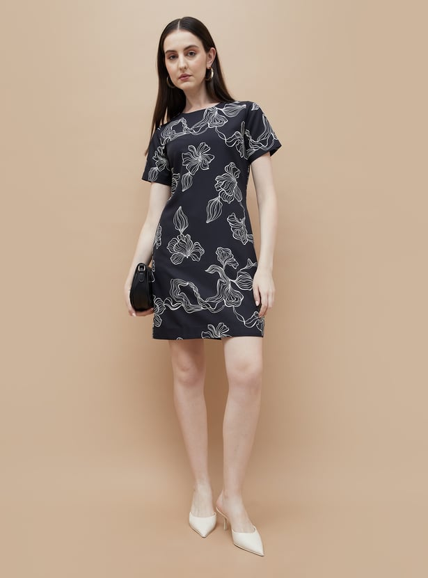 Buy CODE CLASSIC Floral Printed A-line Dress from Code Classic at just ...